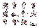 Karate poses @ PixelJoint.com