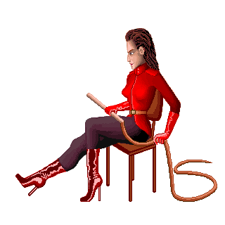Lady with a whip @ PixelJoint.com