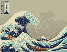 The Great Wave off Kanagawa. @ PixelJoint.com