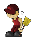 wistling janitor @ PixelJoint.com