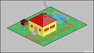 Little yellow house @ PixelJoint.com