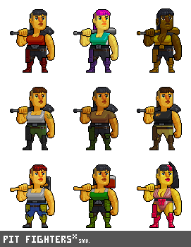 Pit Fighters: Mace Woman @ PixelJoint.com