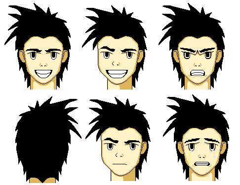 BoyFace Expression @ PixelJoint.com