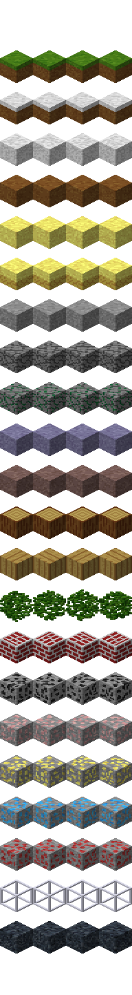 minecraft blocks tileset @ PixelJoint.com