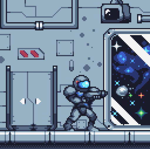 A Futuristic Soldier @ PixelJoint.com
