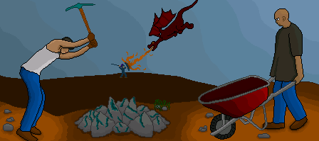 Mining in Runescape @ PixelJoint.com