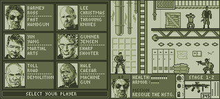 Expendables Game Boy mock-up @ PixelJoint.com
