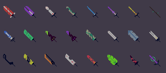 Sword set 1 @ PixelJoint.com