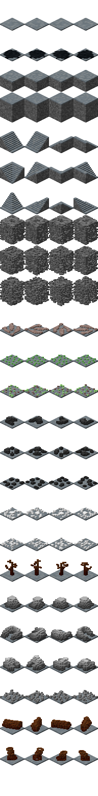 mountain ground tileset @ PixelJoint.com