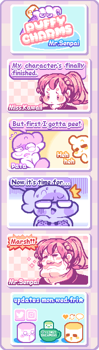 puffycharms Mr.Senpai @ PixelJoint.com