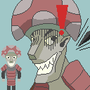 Evil Mushroom Samurai @ PixelJoint.com