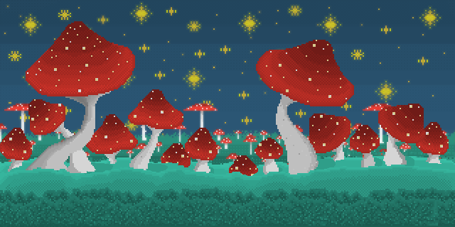Mushrooms night @ PixelJoint.com