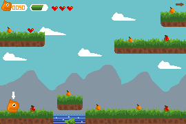 Shotty and the fruits Mockup @ PixelJoint.com