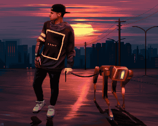 One Man and His Droid @ PixelJoint.com