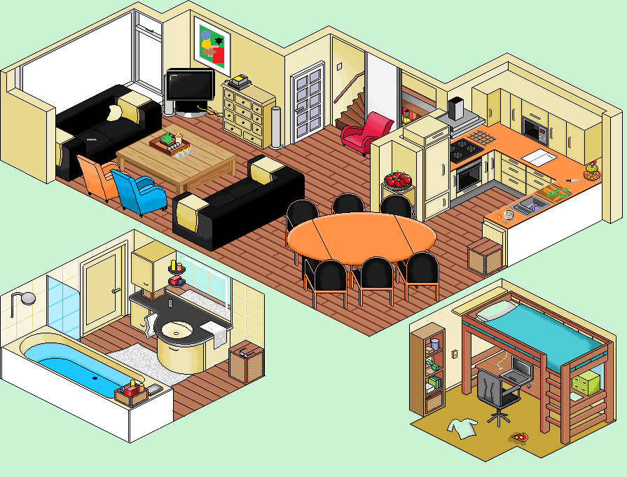 Livingroom Iso @ PixelJoint.com