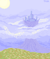 City in the Clouds. @ PixelJoint.com