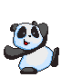 panda dancing @ PixelJoint.com