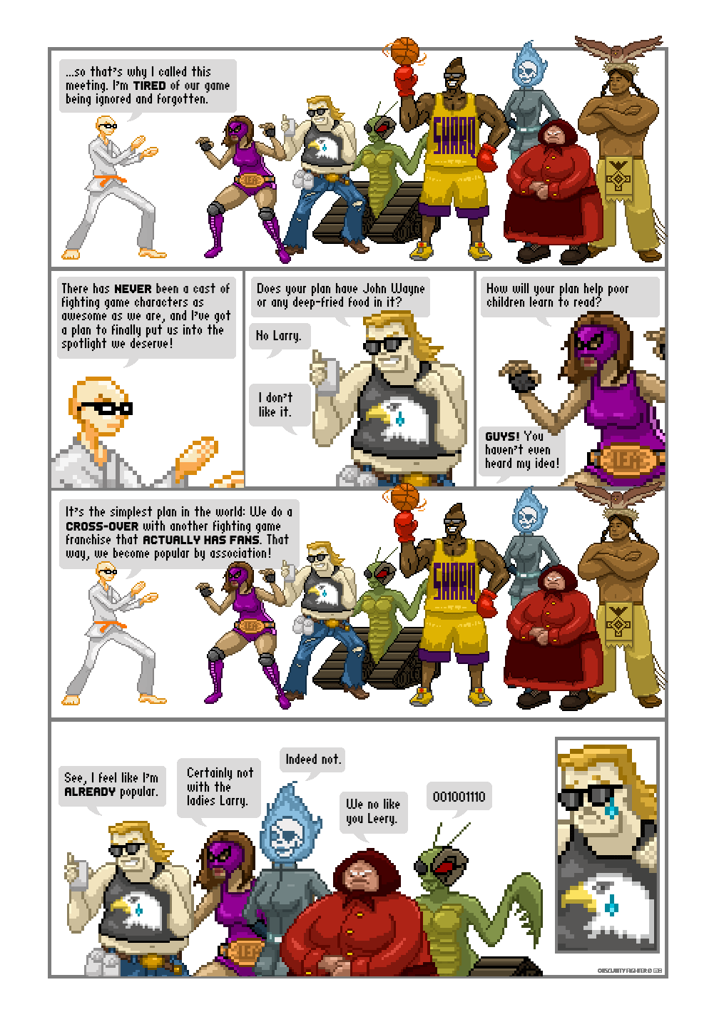 Obscurity Fighter Webcomic # 1 @ PixelJoint.com