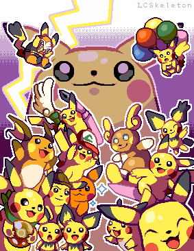 Pikachu! @ PixelJoint.com