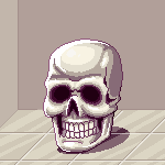 Skull @ PixelJoint.com
