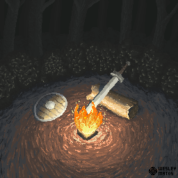 By the campfire @ PixelJoint.com