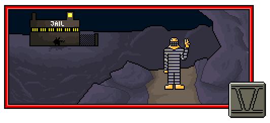 My first Pixel Art - Fugitive @ PixelJoint.com