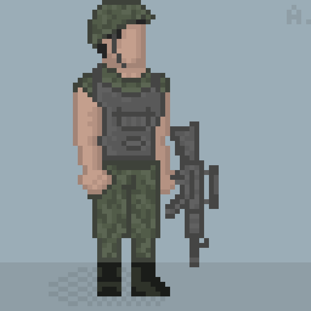 Soldier @ PixelJoint.com