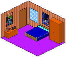 Bedroom @ PixelJoint.com