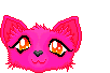 Pink Cartoon Cat @ PixelJoint.com