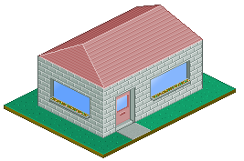 Isometric House @ PixelJoint.com