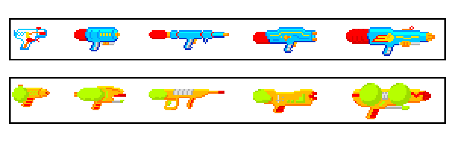 Water Weapon Sets @ PixelJoint.com