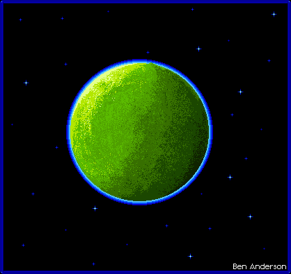 Little Green Planet @ PixelJoint.com