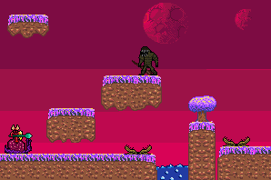 Alien world platform @ PixelJoint.com