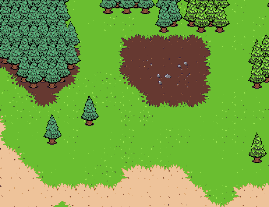 topdown forest @ PixelJoint.com
