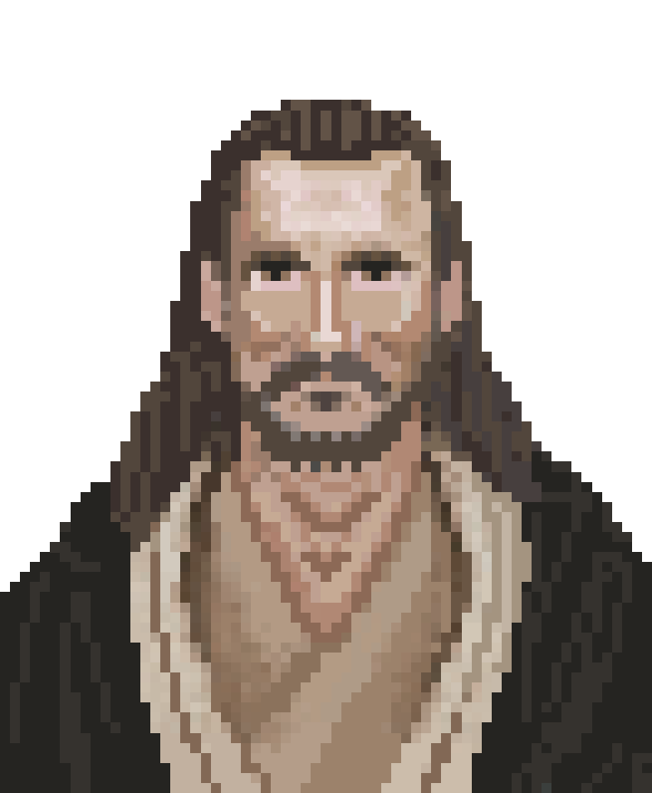 Qui-Gon Jinn Jedi Master @ PixelJoint.com