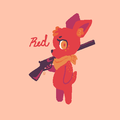 Red the Hunting Deer @ PixelJoint.com