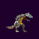 Reptile monster idle animation @ PixelJoint.com