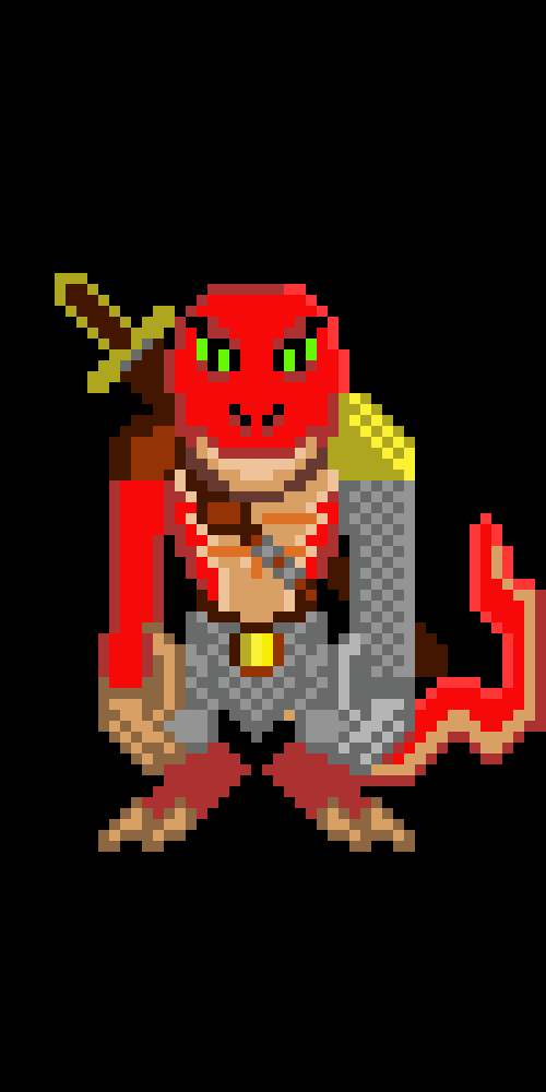 The Red Demon Lizard: Rezan Raikros @ PixelJoint.com