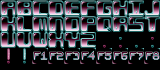 Rozy font @ PixelJoint.com