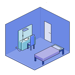 Blue room @ PixelJoint.com