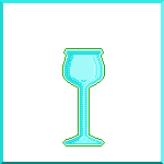 Glowing rainbow glass @ PixelJoint.com