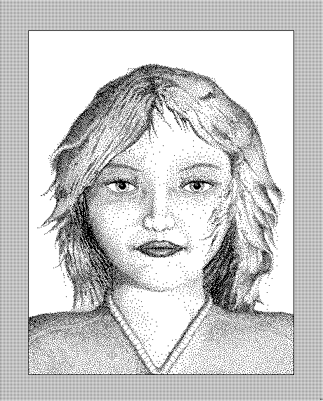 1-bit portrait. @ PixelJoint.com