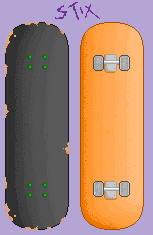 Pixel Skateboard @ PixelJoint.com