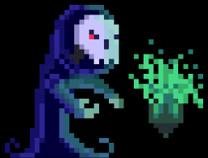 Skeletal mage @ PixelJoint.com