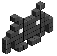 space invaders enemy 3d @ PixelJoint.com