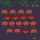 The Great Classic from 1978 - Space Invaders @ PixelJoint.com