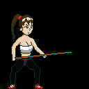 bojutsu girl @ PixelJoint.com