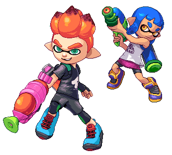 Splatoon 2 - Inklings @ PixelJoint.com