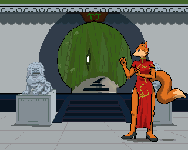 Chengsam fox @ PixelJoint.com