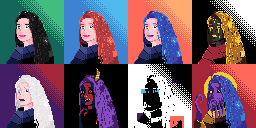 Some Portraits @ PixelJoint.com